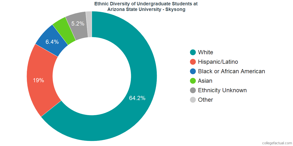 Arizona State University - Skysong Diversity: Racial Demographics ...