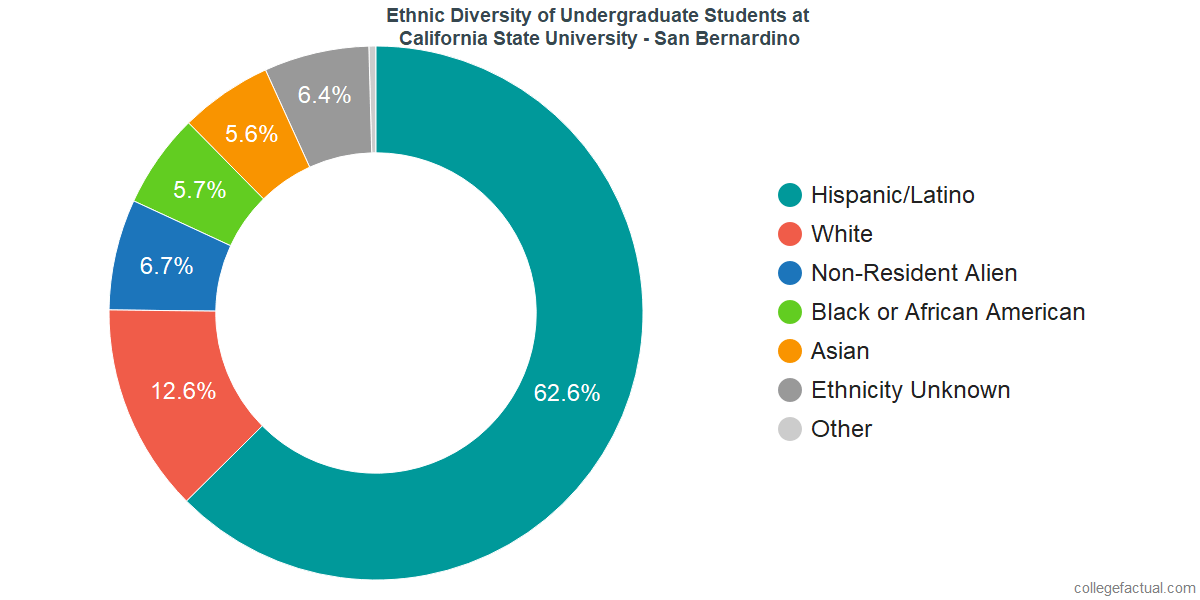 California State University - San Bernardino Diversity: Racial ...