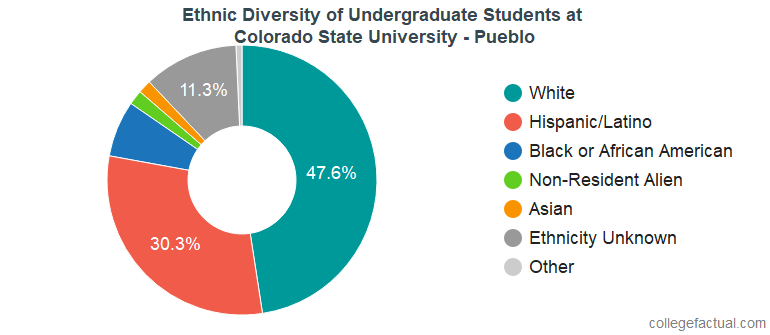 Colorado State University - Pueblo Diversity: Racial Demographics ...