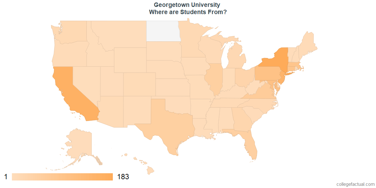 Georgetown University Diversity: Racial Demographics & Other Stats