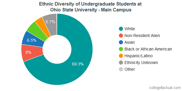 Ohio State University - Main Campus Diversity: Racial Demographics ...