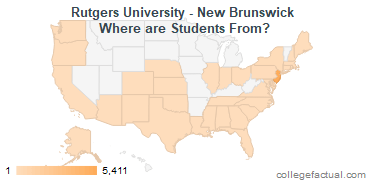 Rutgers University - New Brunswick Diversity: Racial Demographics ...